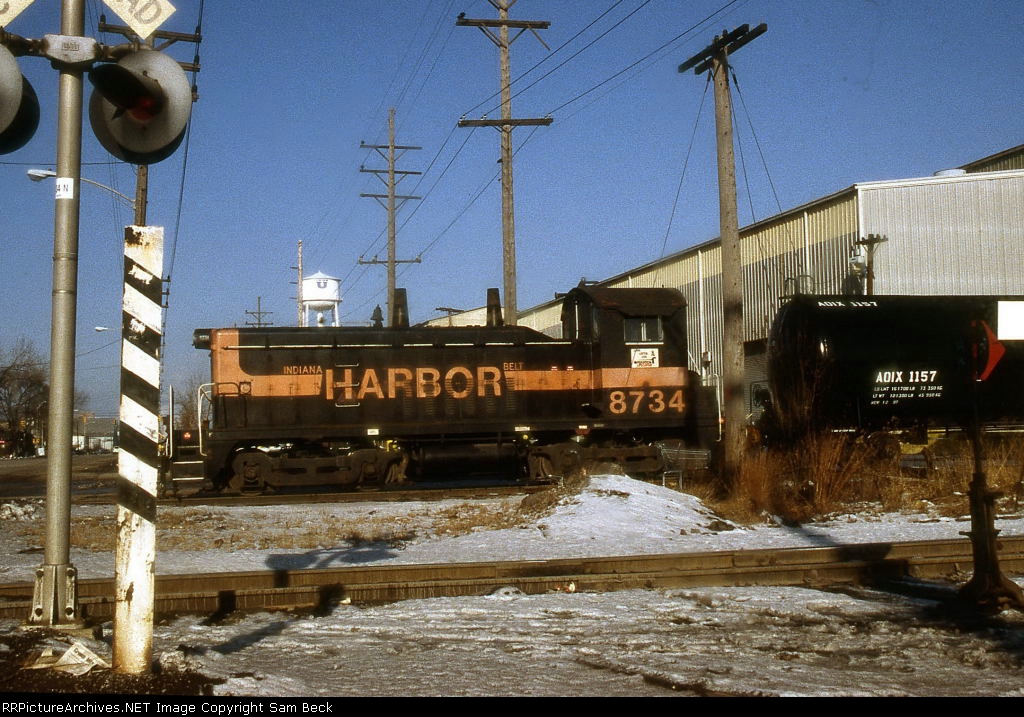 IHB 8734 at Hohman Avenue on the East Chicago Belt